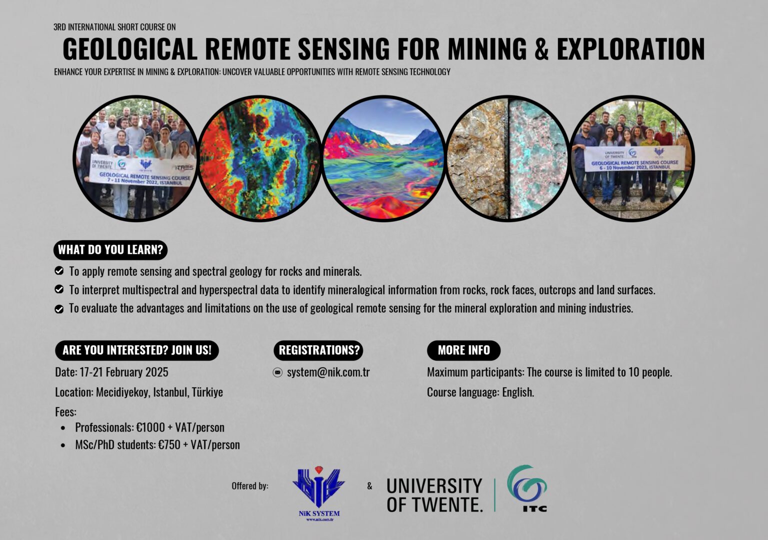 Course on Geological Remote Sensing for Exploration and Mining by NiK ...